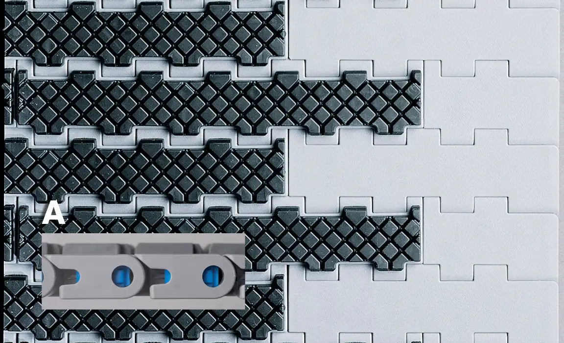Intralox Series 1400 Square Friction Top — conveyor-belt.com