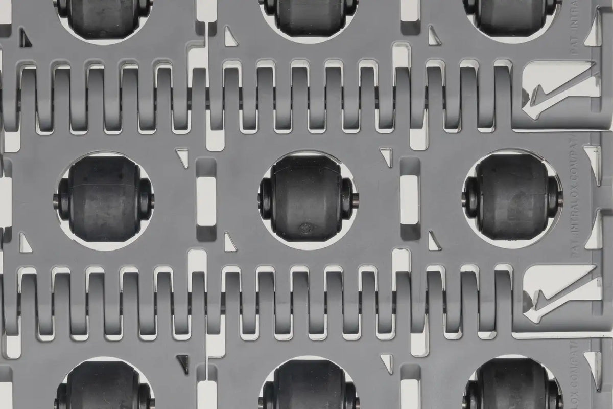 Intralox Series 400 0-Degree Angled Roller™ — conveyor-belt.com