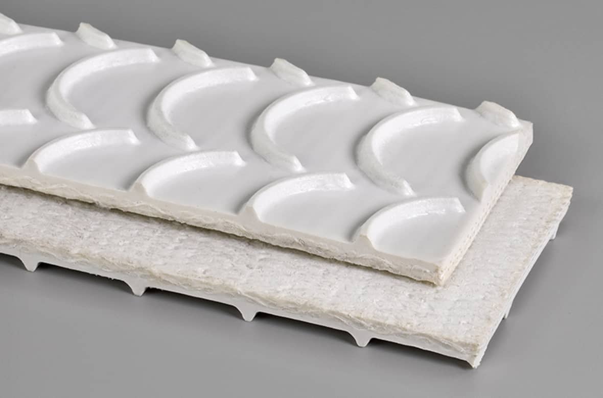 PVC 120 White Crescent Top x FS FDA — conveyor-belt.com